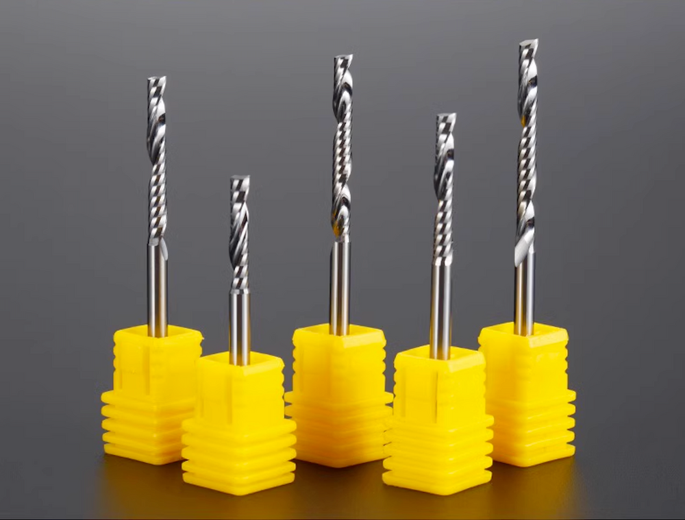 Spiral 'O' Single Flute Bit - 1/8″ Shank – Global Makera